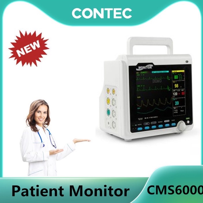 CONTEC CMS6000/CMS6000C Patient Monitor ICU CCU Vital Signs Monitor 6 ...