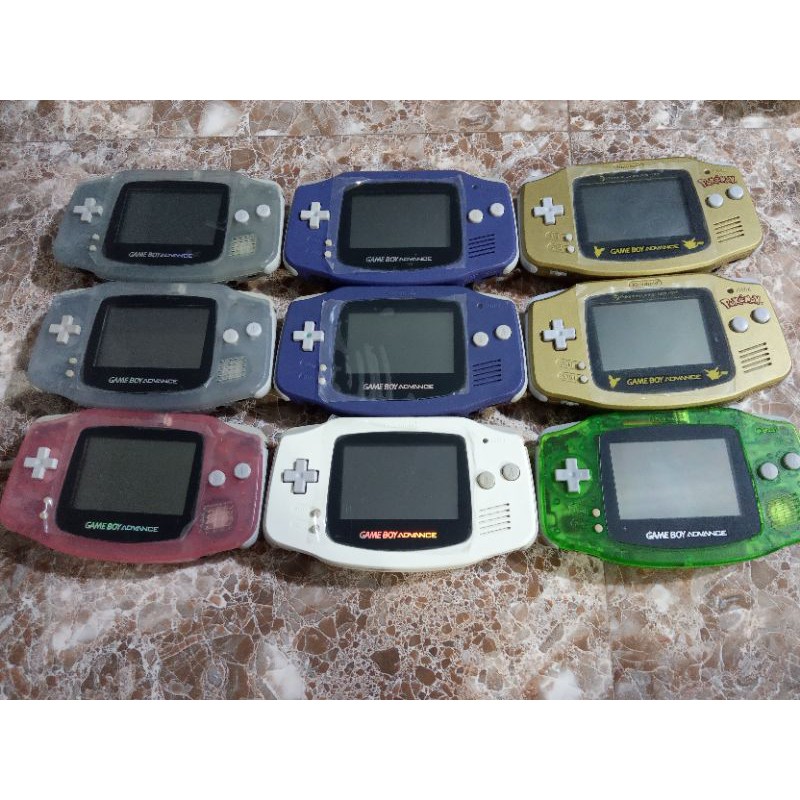 Nintendo GBA Gameboy Advance with Free Games ORIGINAL and RESHELLED ...