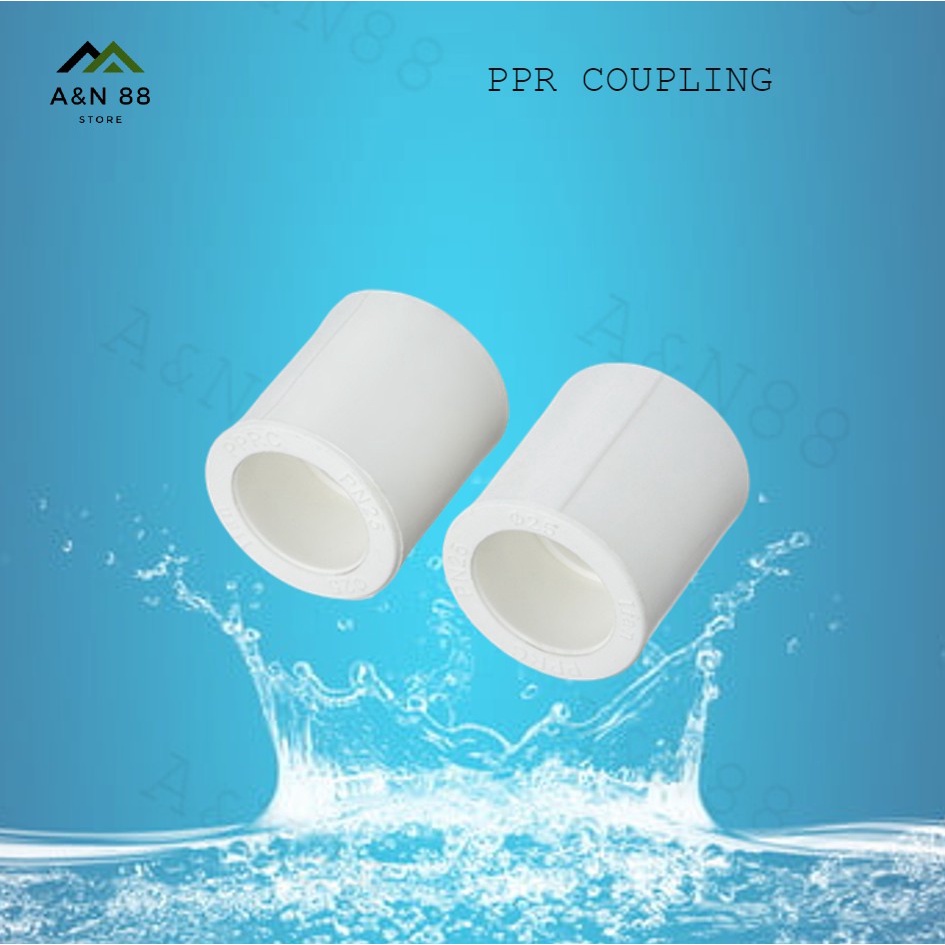 PPR Pipe Fittings Plain EIbow , Tee , Coupling , Cap , Plug (plain ...