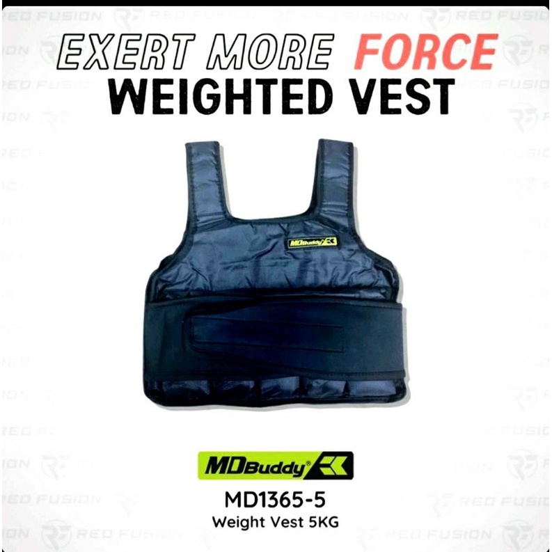 MD Buddy MD1365-5 Weighted Vest 5kg | Shopee Philippines