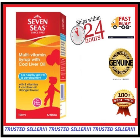 Seven Seas MultiVitamin Syrup 100ml / 100ML X2BOT | Shopee Philippines