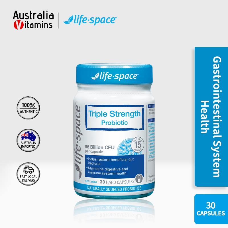 Life Space Triple Strength Probiotic 30 Hard Capsules | Shopee Philippines