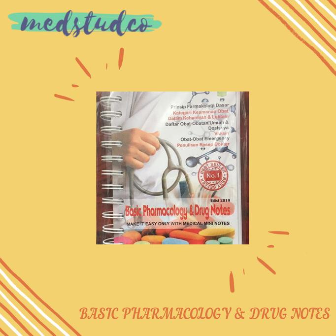 Basic Pharmacology and Drug Notes | Pharmacology Book | Farmak Mininote ...