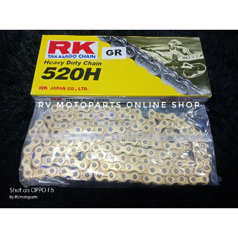 RK chain 520H Heavy duty chain 134L | Shopee Philippines