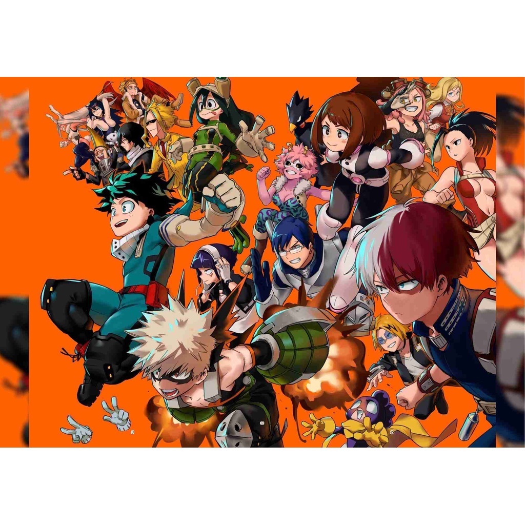 My Hero Academia Manga Anime Poster A4 Size | Shopee Philippines