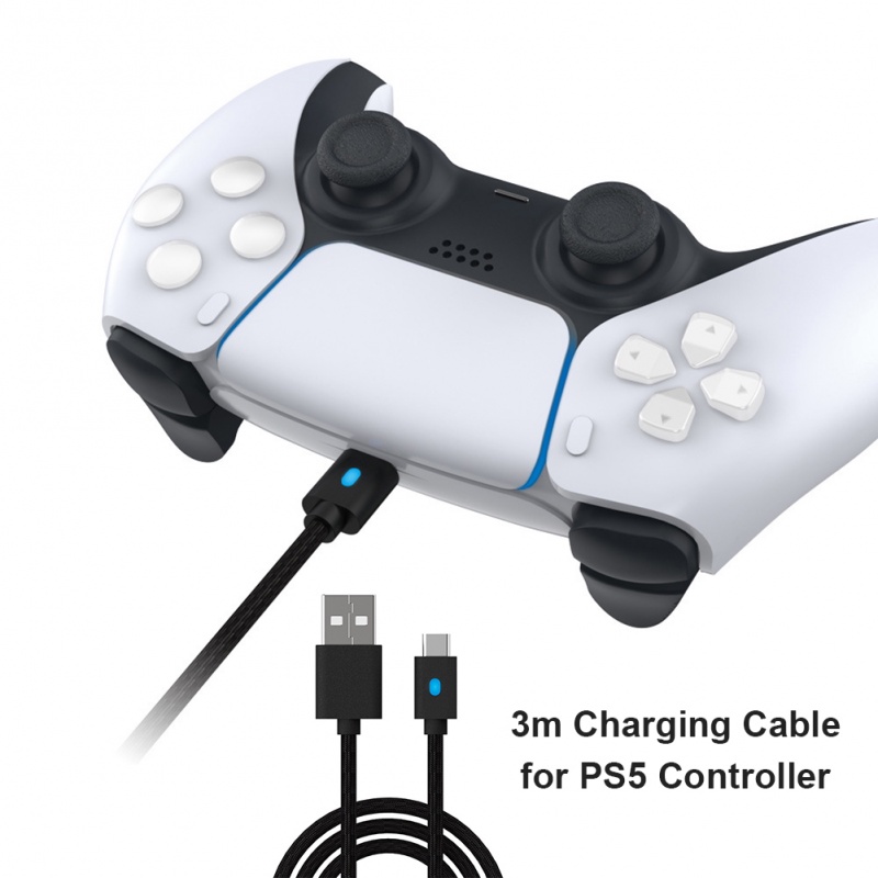 [READY STOCK]3M USB Type-C Charging Cable for PS5 Controller Wireless ...