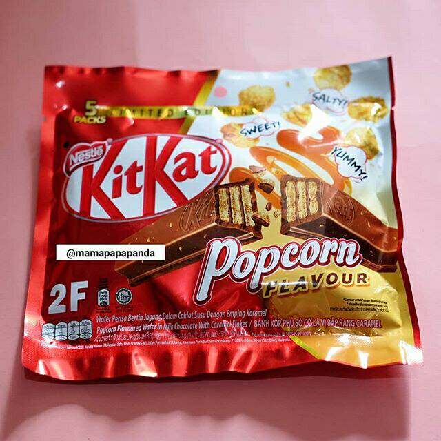 Limited Edition Halal Popcorn Flavor Kitkat | Shopee Philippines