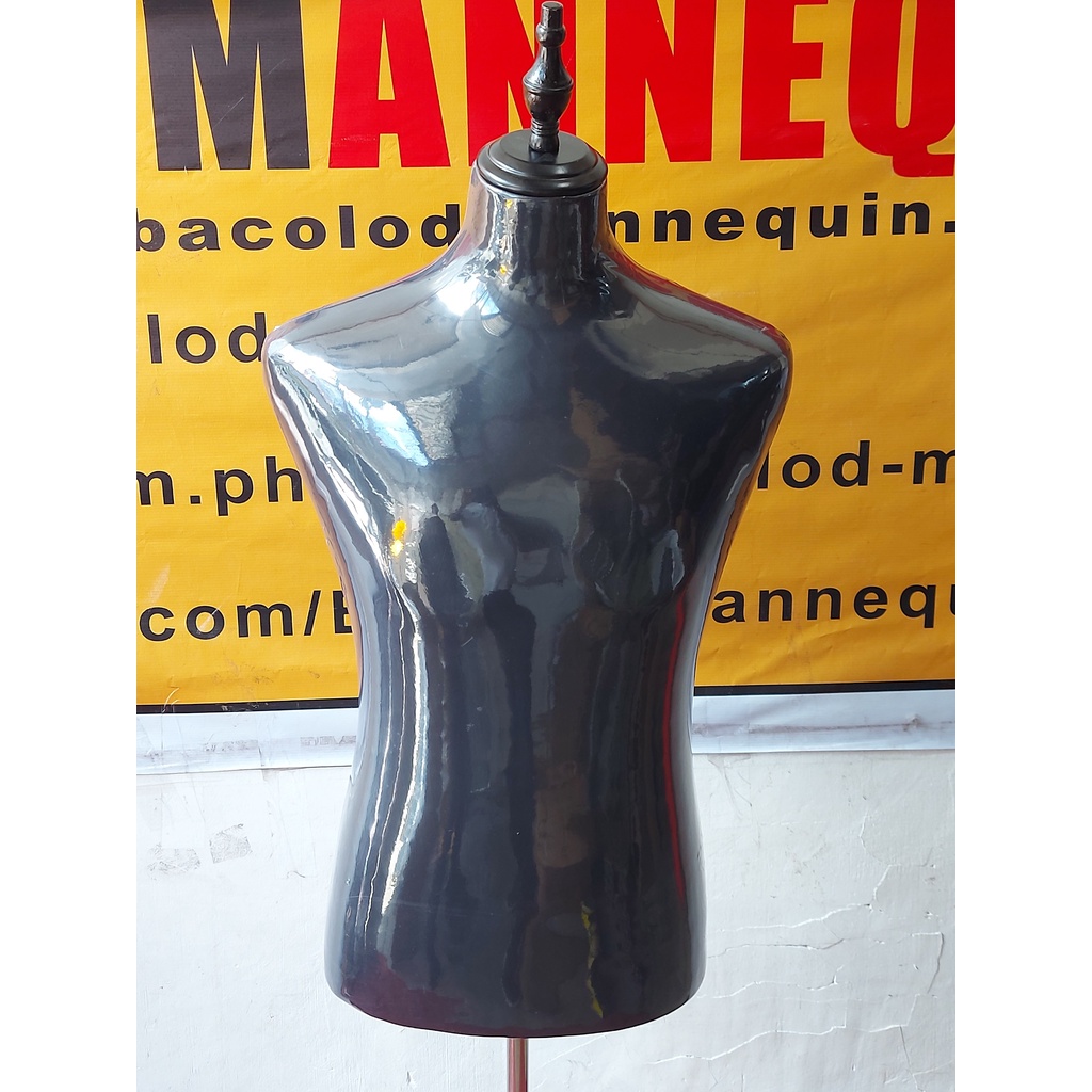 Mannequin Male Fitting Form Pinnable-Wooden Base-Adjustable Height ...