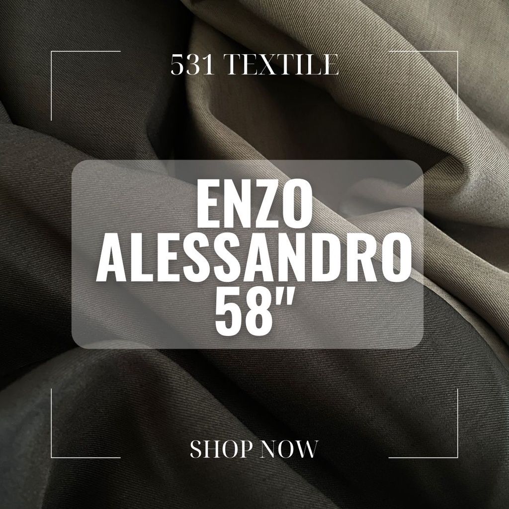 ENZO ALESSANDRO SUPER FINE CASHMERE WOOL SUITING FABRIC/TELA WITH ...