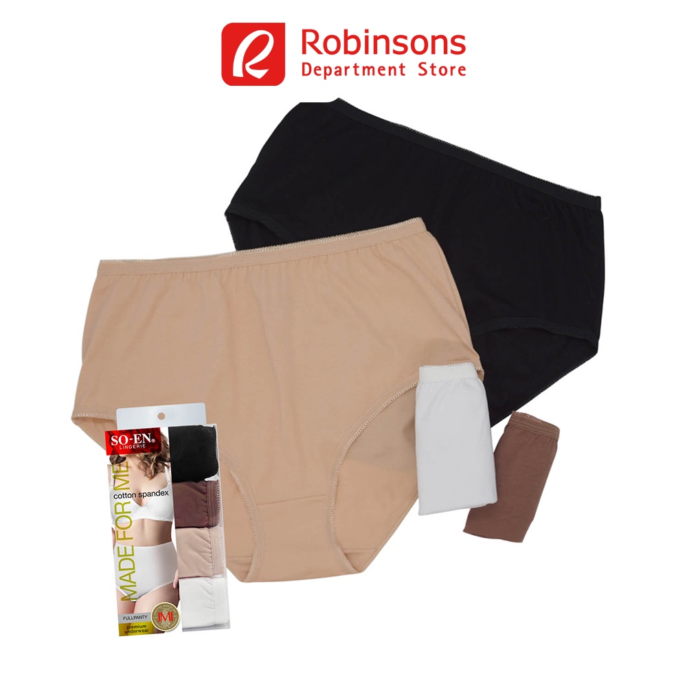 Soen Ladies 4-in-1 Made for Me Comyfit Full Panty (Assorted Plain ...