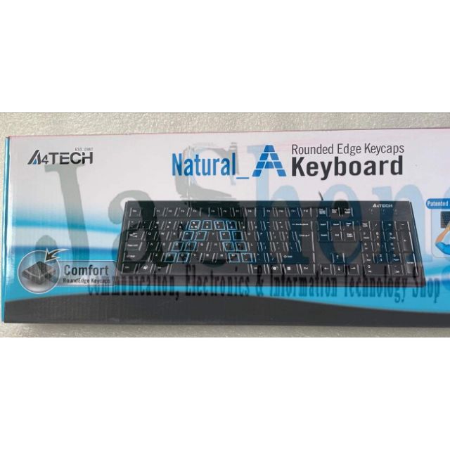 A4Tech Natural_A Round Edge Keypads Keyboard only | Shopee Philippines