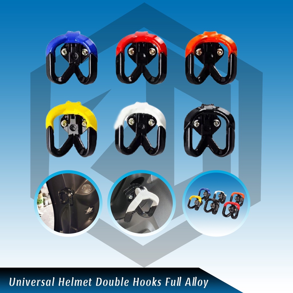 Knight Motorcycle Body Parts Accessories Universal Helmet Double Hook ...