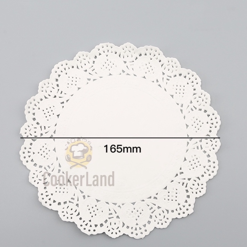 150 Pcs Round Lace Paper Doilies/Dolly Paper/Doily Paper/White Food ...