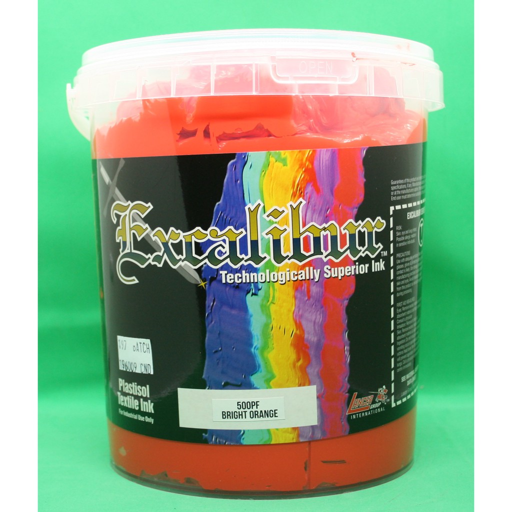 Excalibur 500PF Series Plastisol Ink - Gallon (5 Kilos) | Shopee ...