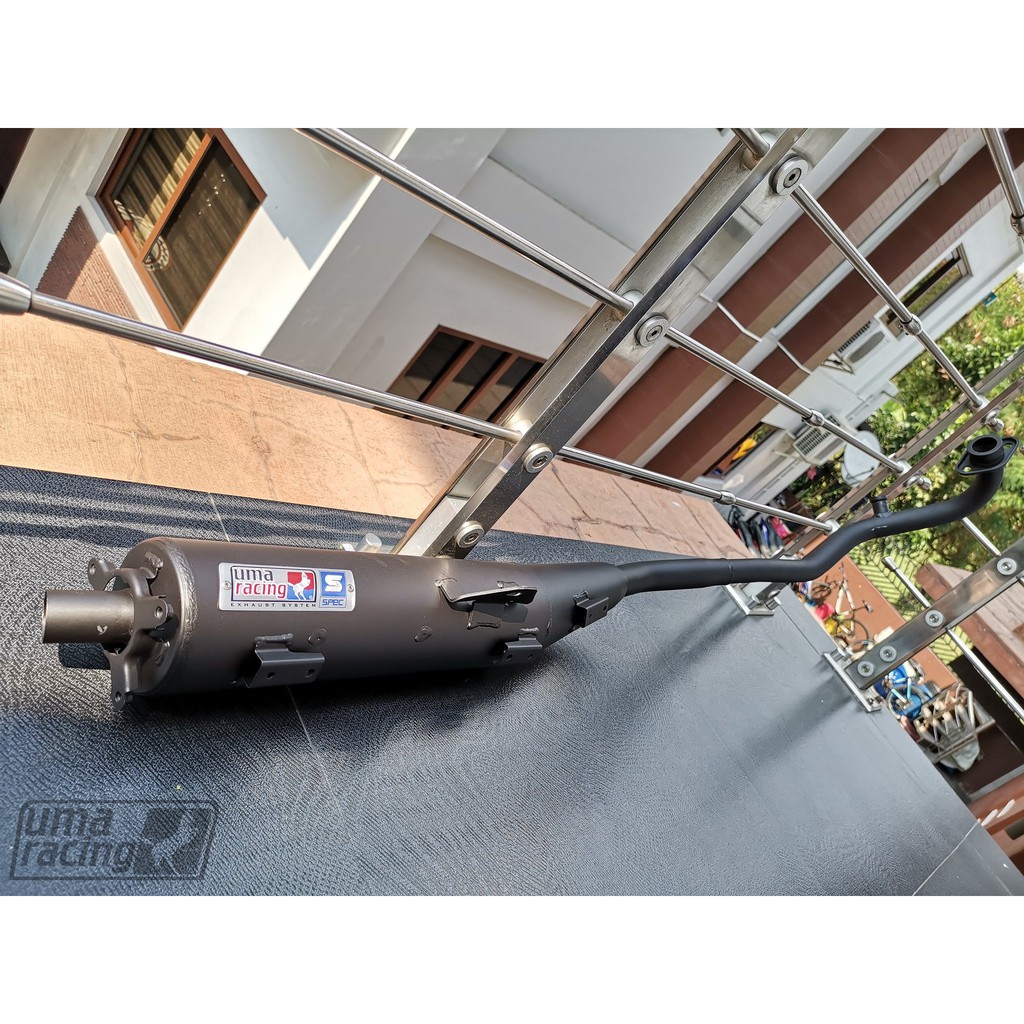 UMA RACING Back Pressure Exhaust Muffler Pipe V2 Sniper 150 | Shopee ...