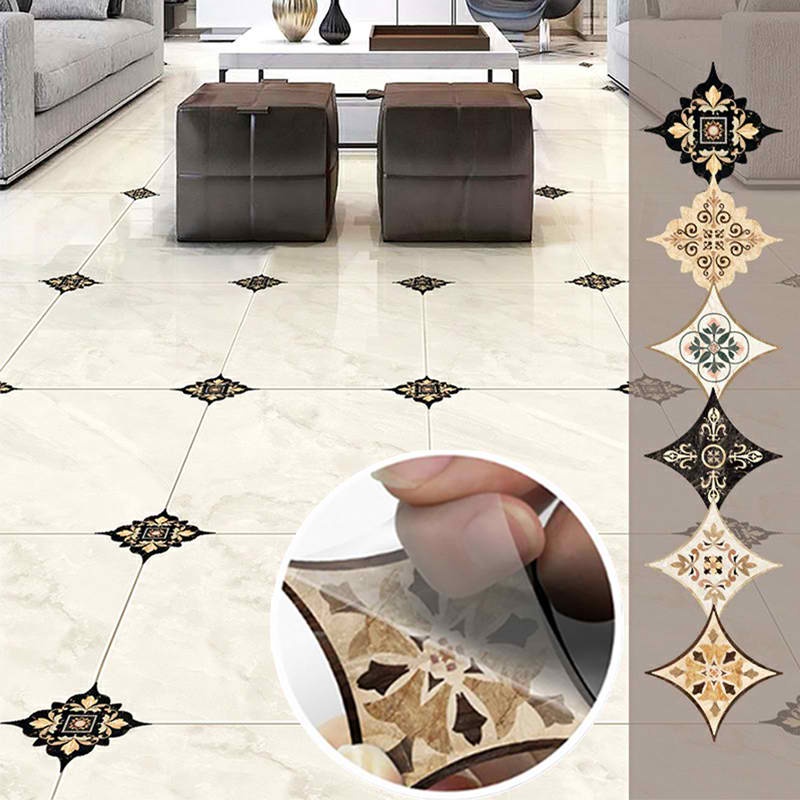 Brian 4PCS Kitchen Bathroom Self-adhesive PVC Ceramic Tile Stickers ...
