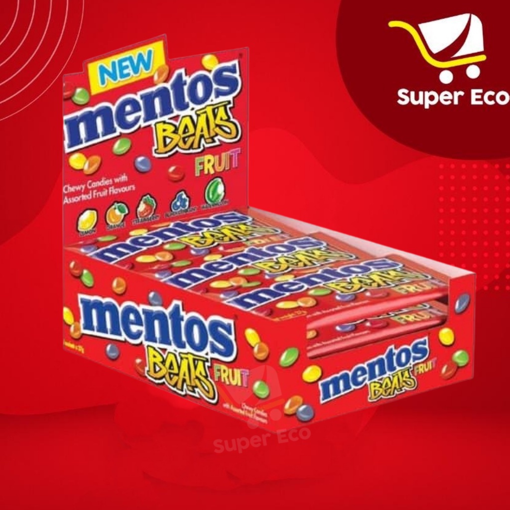 Mentos Beats Chewy Candy 12pktx 27gm | Shopee Philippines