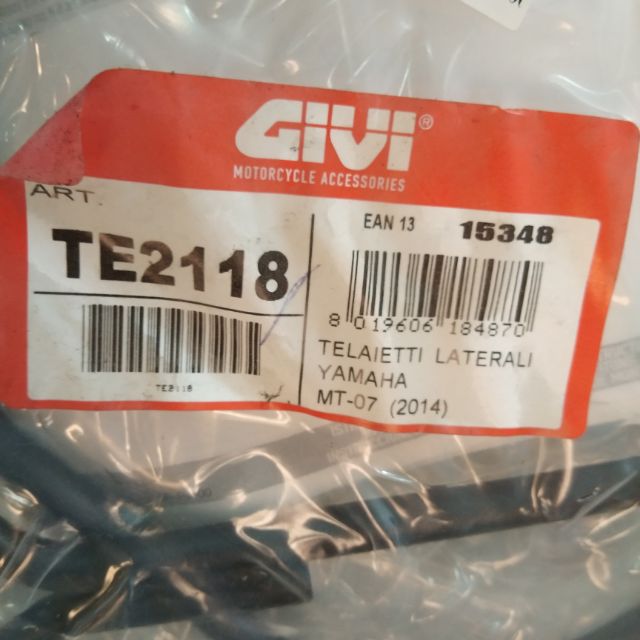 Specific holder Yamaha Mt07(14-16) for soft side bag RA314 | Shopee ...