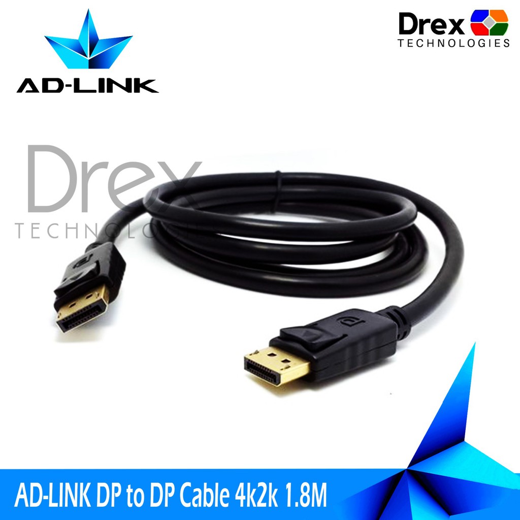 AD-LINK DP To DP 1.8M 4K2K High Speed DP Cable With Ethernet | Shopee ...