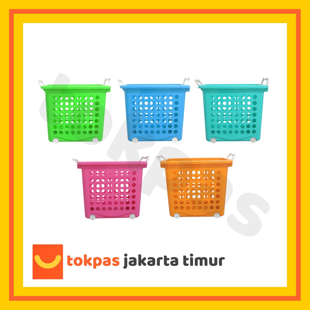 Giovanni 2281 Wheel Green Leaf Clothes Basket | Shopee Philippines