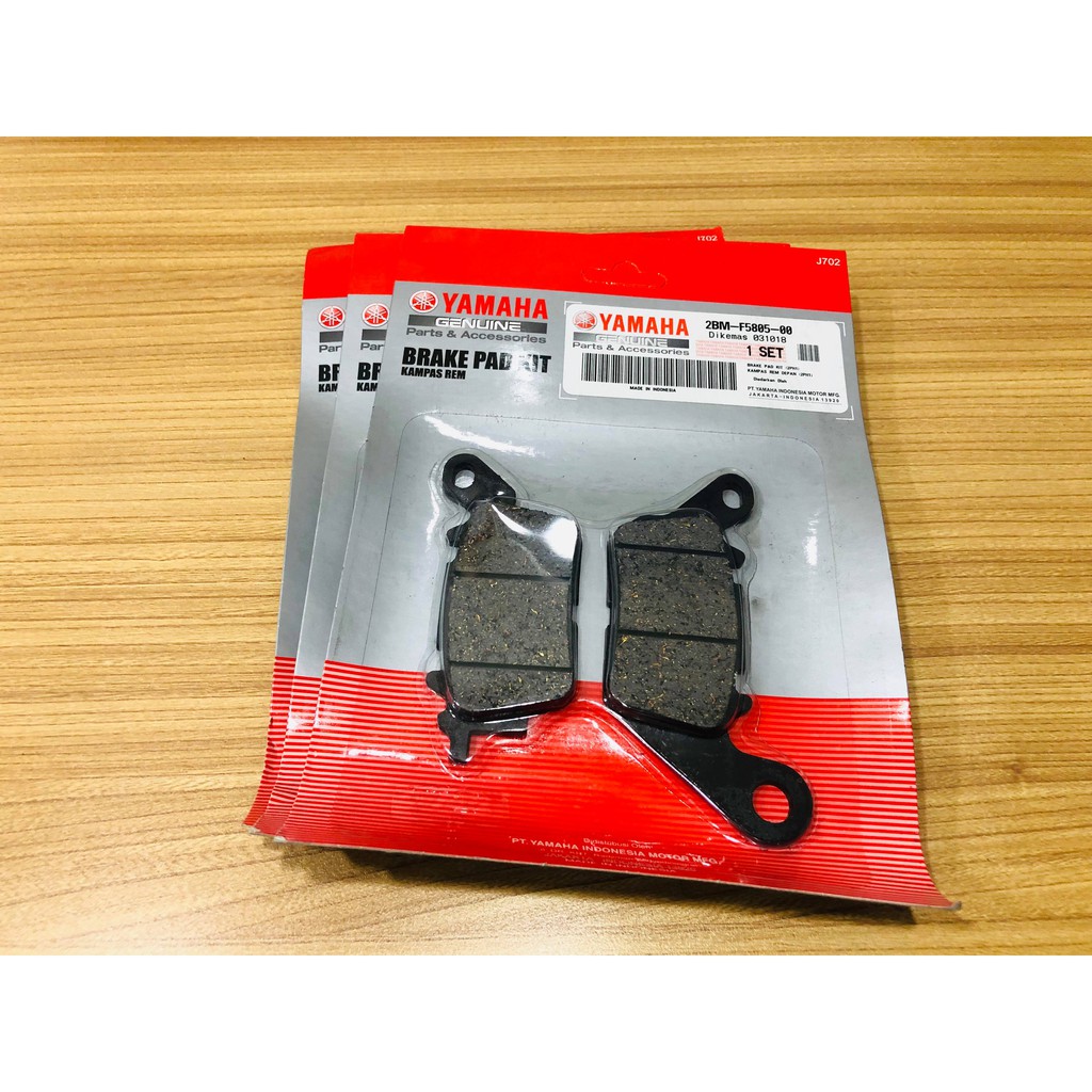 Genuine Yamaha Mio I 125/Mio Sporty Brake Pad | Shopee Philippines