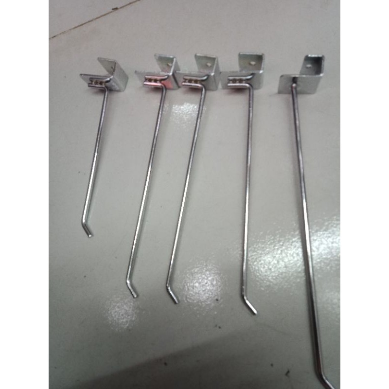 (Hook) Chrome plated metal bar hook (15cm, 20cm,25cm) 1pc | Shopee ...