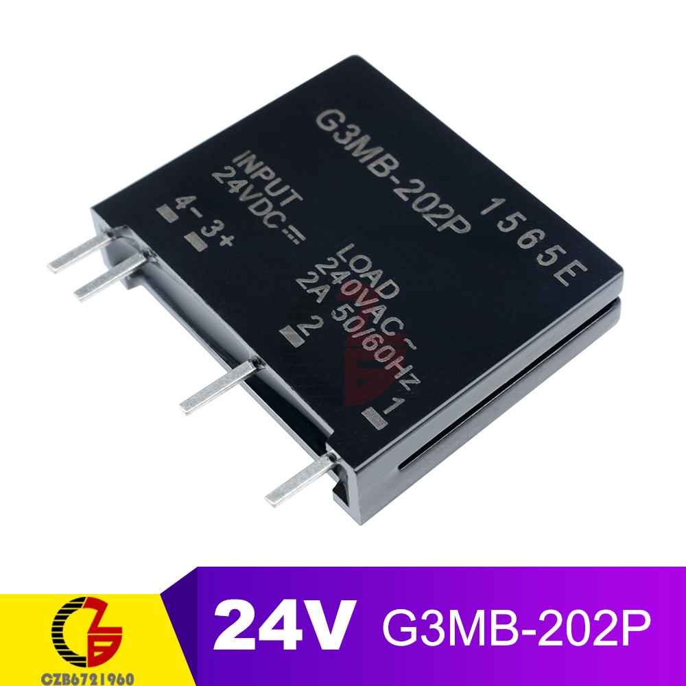DC 5V 12V 24V Solid State Relay Module G3MB-202P PCB Mounting SIP SSR ...