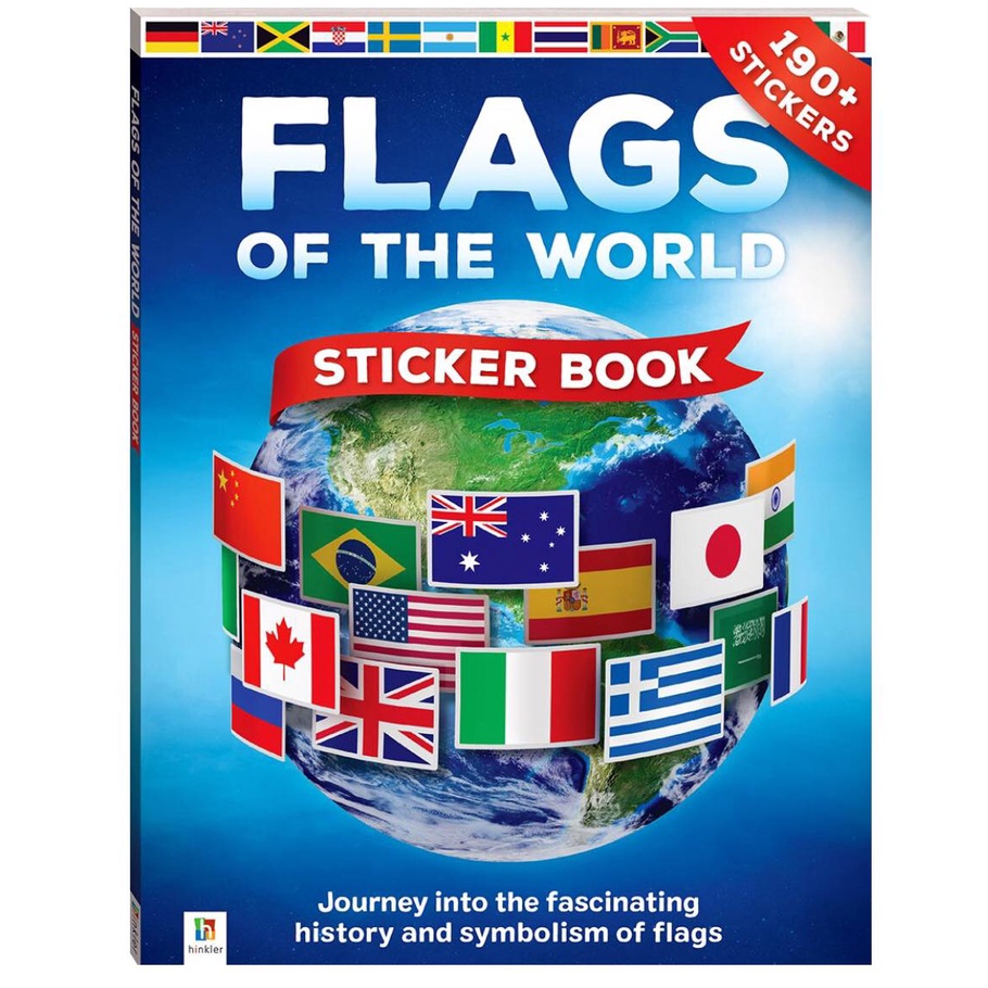 Flags of the World Sticker Book | Shopee Philippines
