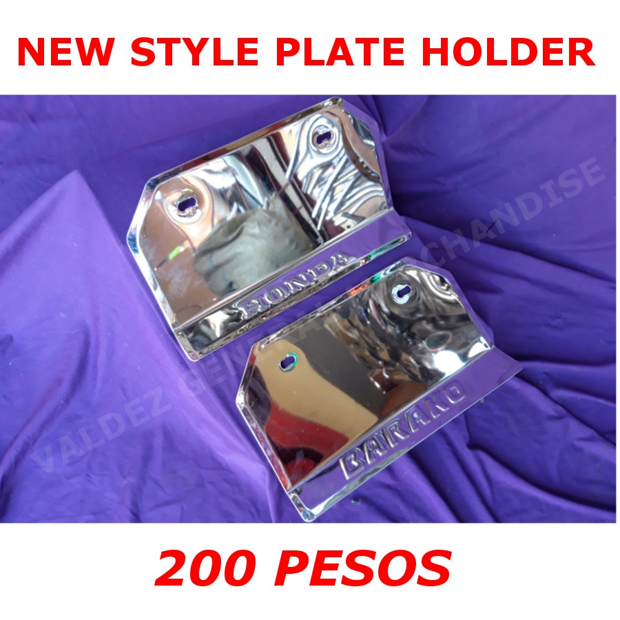 Motorcycle Stainless Plate Holder, Patungan , Plate Holder Support ...