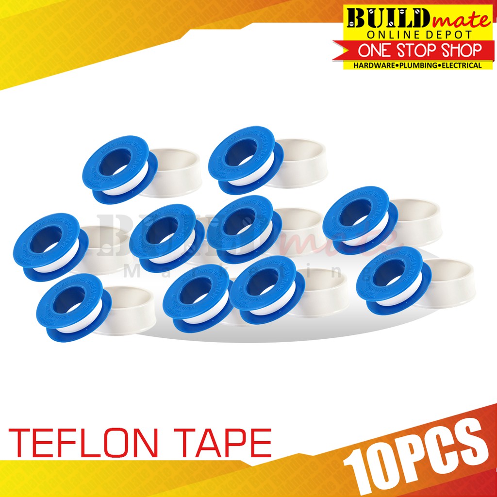 (10PCS) C1 PTFE Thread Seal Tape Tapelon Tef Lon Tape •BUILDMATE ...