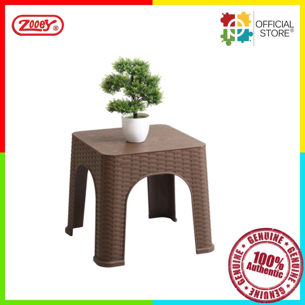 Zooey Rattan Side Table/End Tables #655-ST | Shopee Philippines