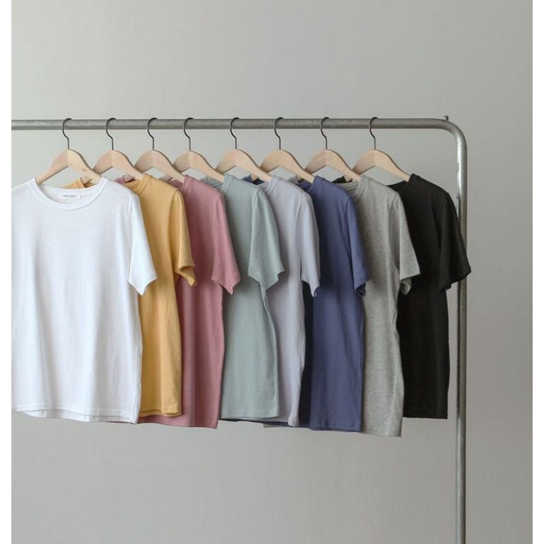 Plain Basic Round Neck T-shirt (Teens-Adult) | Shopee Philippines