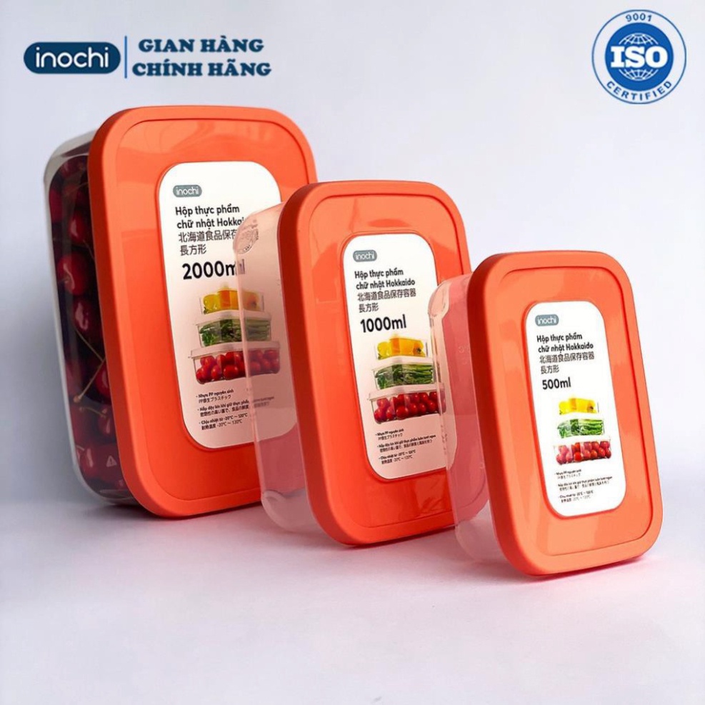 [inochi Tan Mai] Plastic Food Box, Set Of 3 Hokkaido inochi Boxes For ...