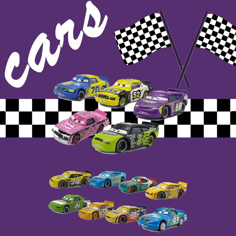 Durable Disney Pixar Cars Racer King Mini Alloy Car Model For Play ...