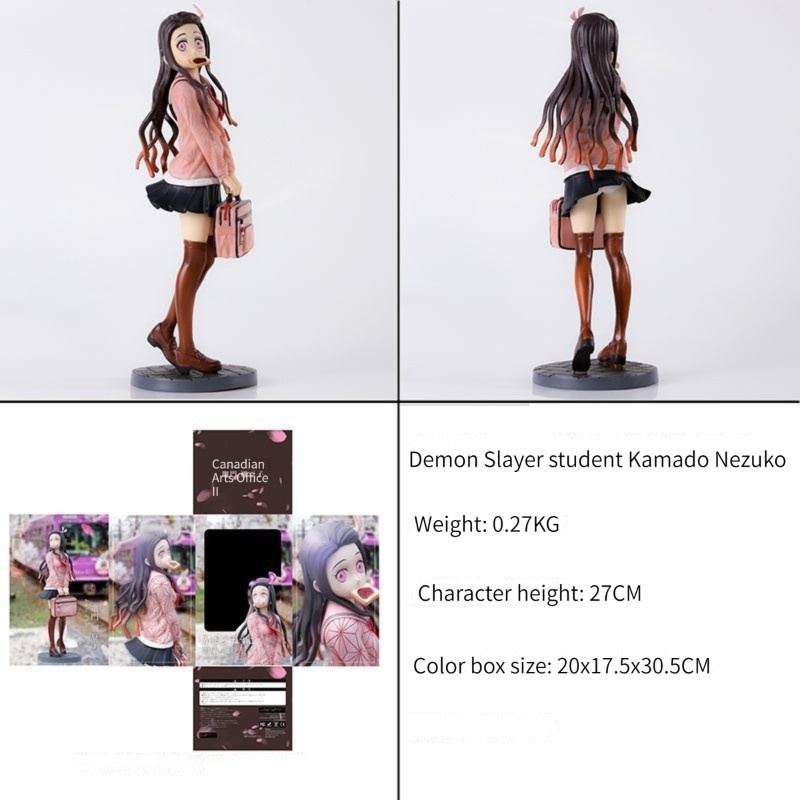 Anime Demon Slayer Kamado Nezuko Figure Action Figures Model Toys Cute ...