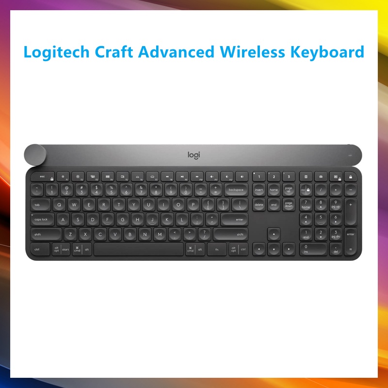 Logitech Craft Advanced Wireless Keyboard with Creative Input Dial and ...