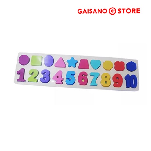 Kids Wooden Toys Shapes & Numbers Set | Shopee Philippines