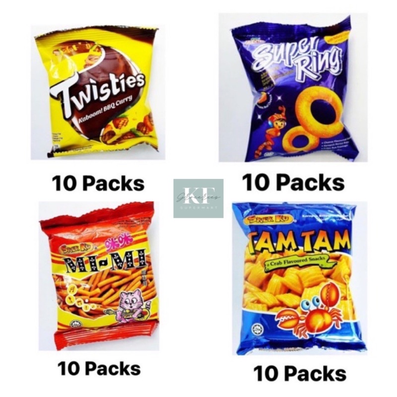 Snek ku Mimi Oriential Super Ring Twisties Tam Tam 10pcs | Shopee ...