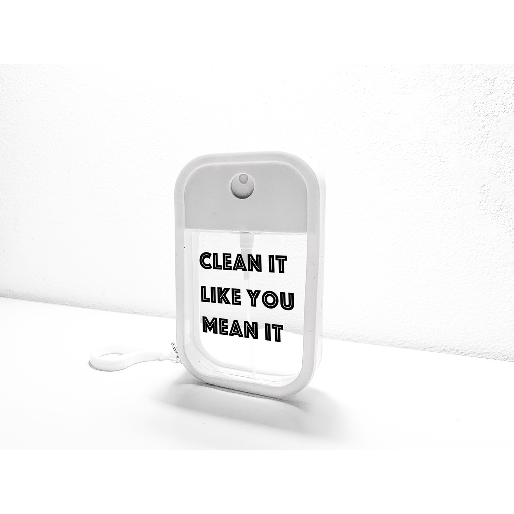 WHITE Portable Card Type Pocket Spray Bottle Alcohol | Shopee Philippines