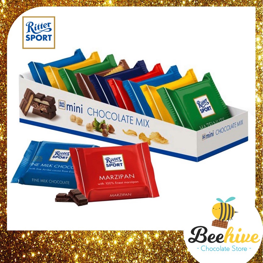Ritter Sport Mini Mix Chocolate 150g - 500g [Individual Pack] | Shopee ...