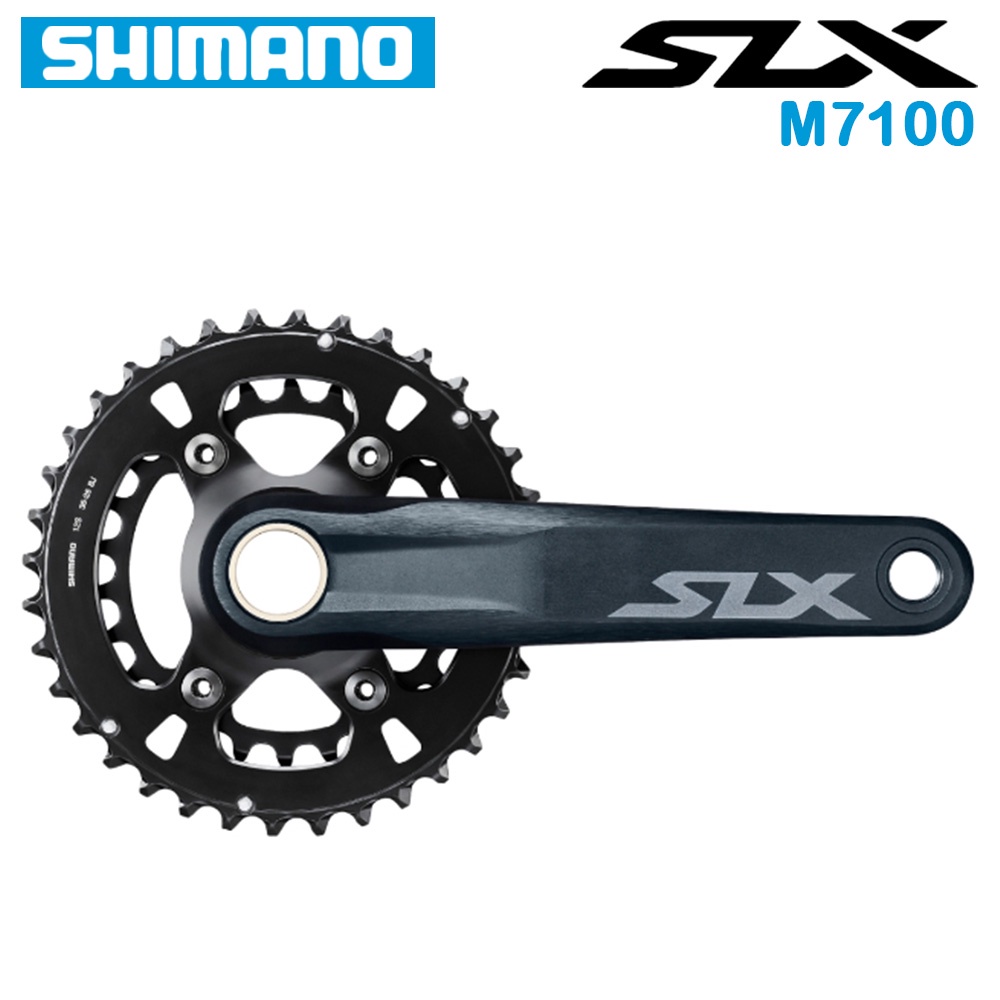 Shimano SLX FC-M7100-2 HOLLOWTECH II MTB Crankset 170mm 175mm Crank Arm 36-26T Chainring MTB ...