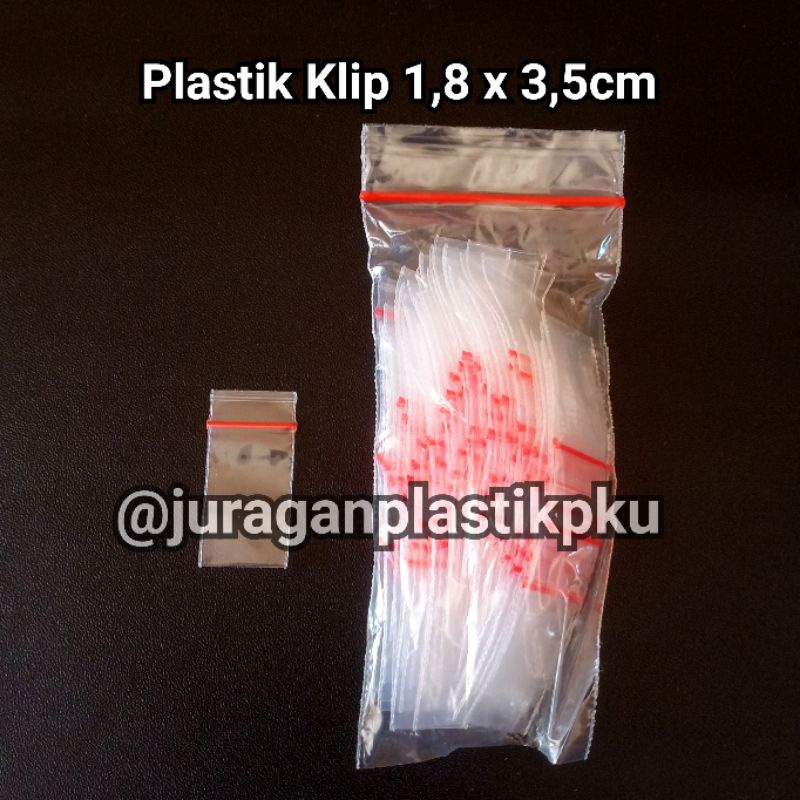 Mini Plastic Clips 1.8x3.5 cm | 2x3 cm contains 100 sheets/pack Clear ...