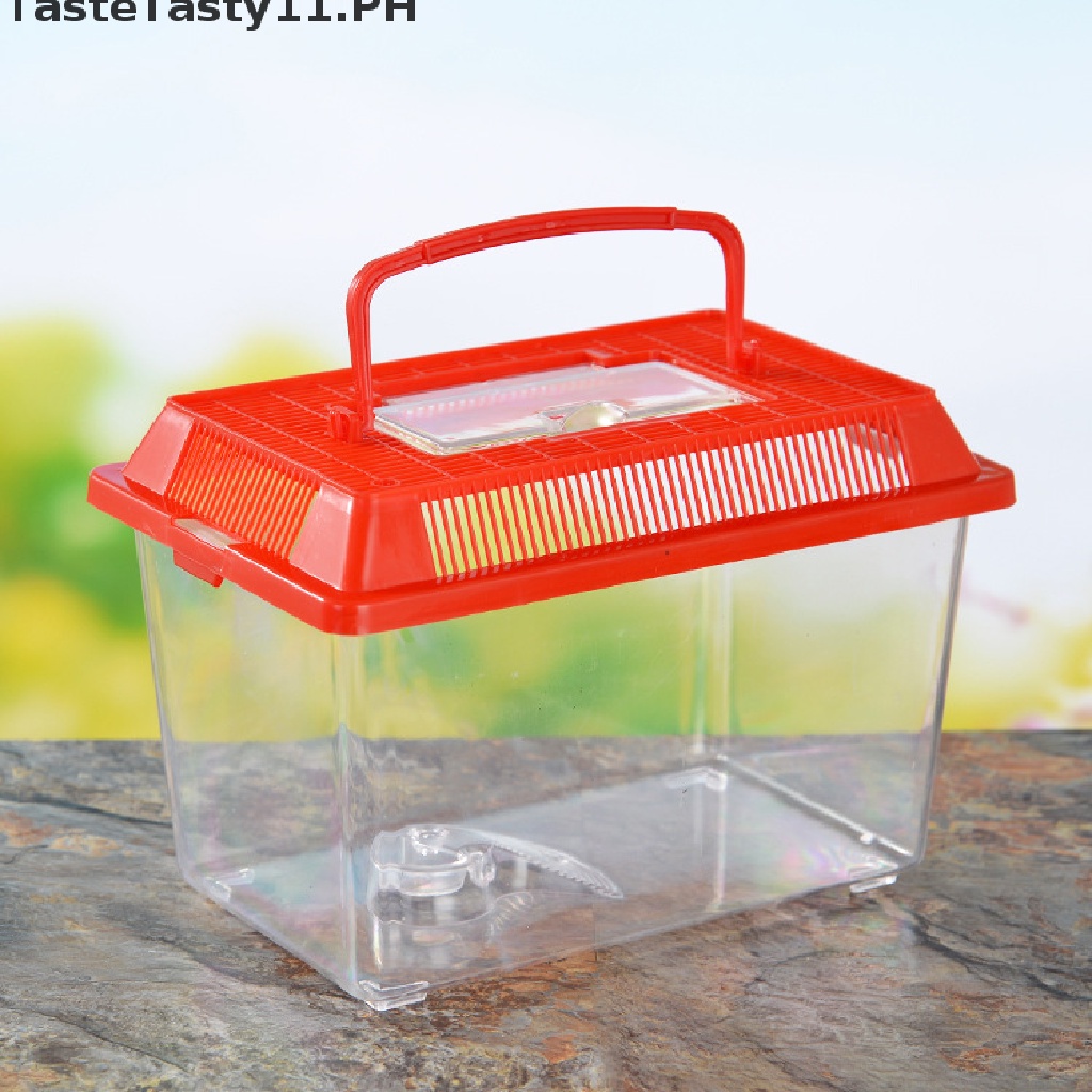 TasteTasty Portable Handheld Plastic Fish Tank Transparent Cutout ...