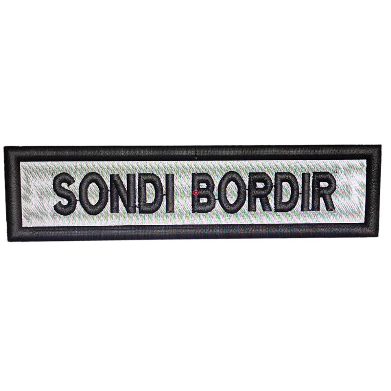 Embroidered Nameplate/School Name/Student Name/Security Guard Name/Name ...
