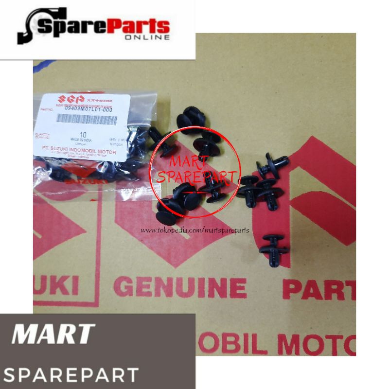 Black Large Clip Set Parts Code 09409M07L01-000 for Suzuki Car | Shopee ...