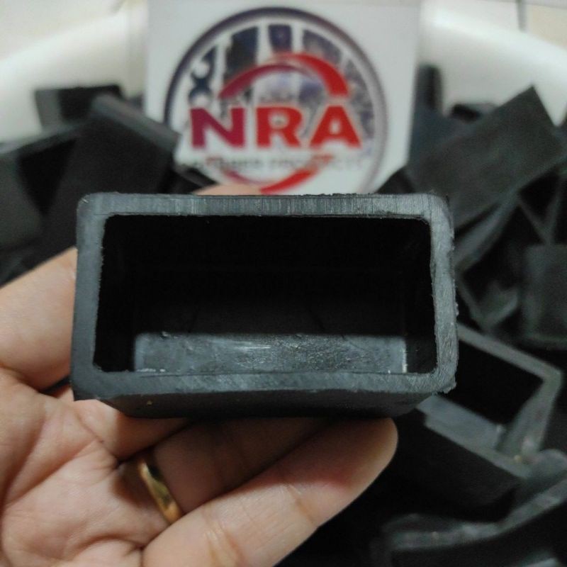 1x2 inches Tubular RubberFootings Goma | Shopee Philippines