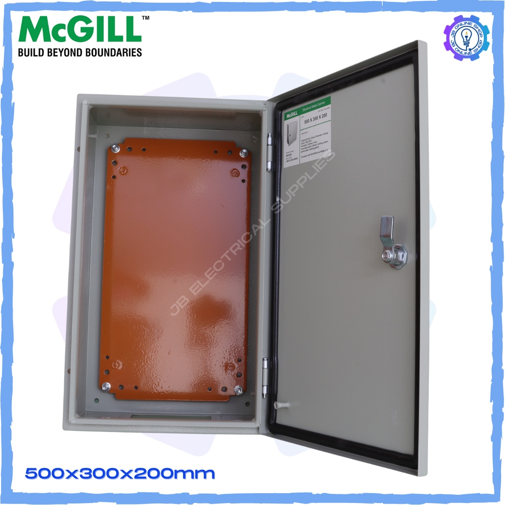 McGILL Electrical Metal Cabinet 500x300x200mm | Shopee Philippines