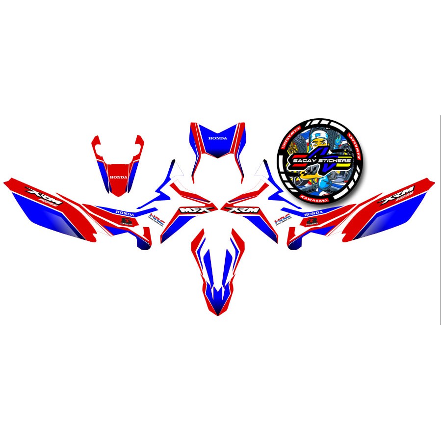 XRM 125 fi Motorcycle Sticker Decals WITH FREE Assorted stickers ...