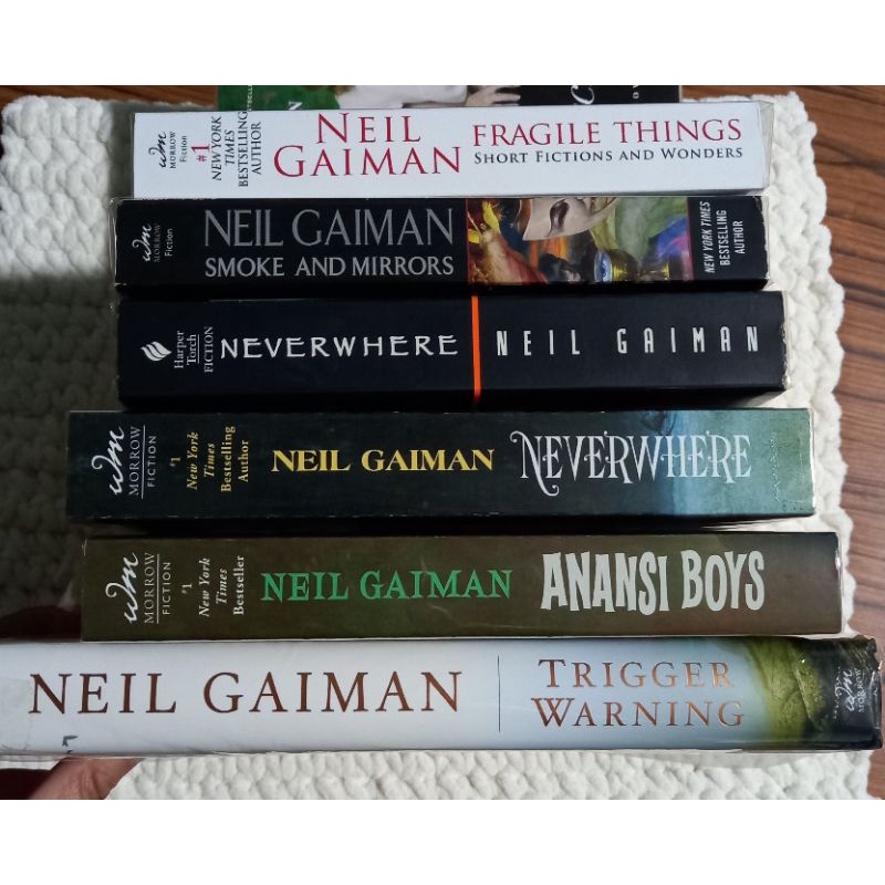 Neil Gaiman Books assorted | Shopee Philippines
