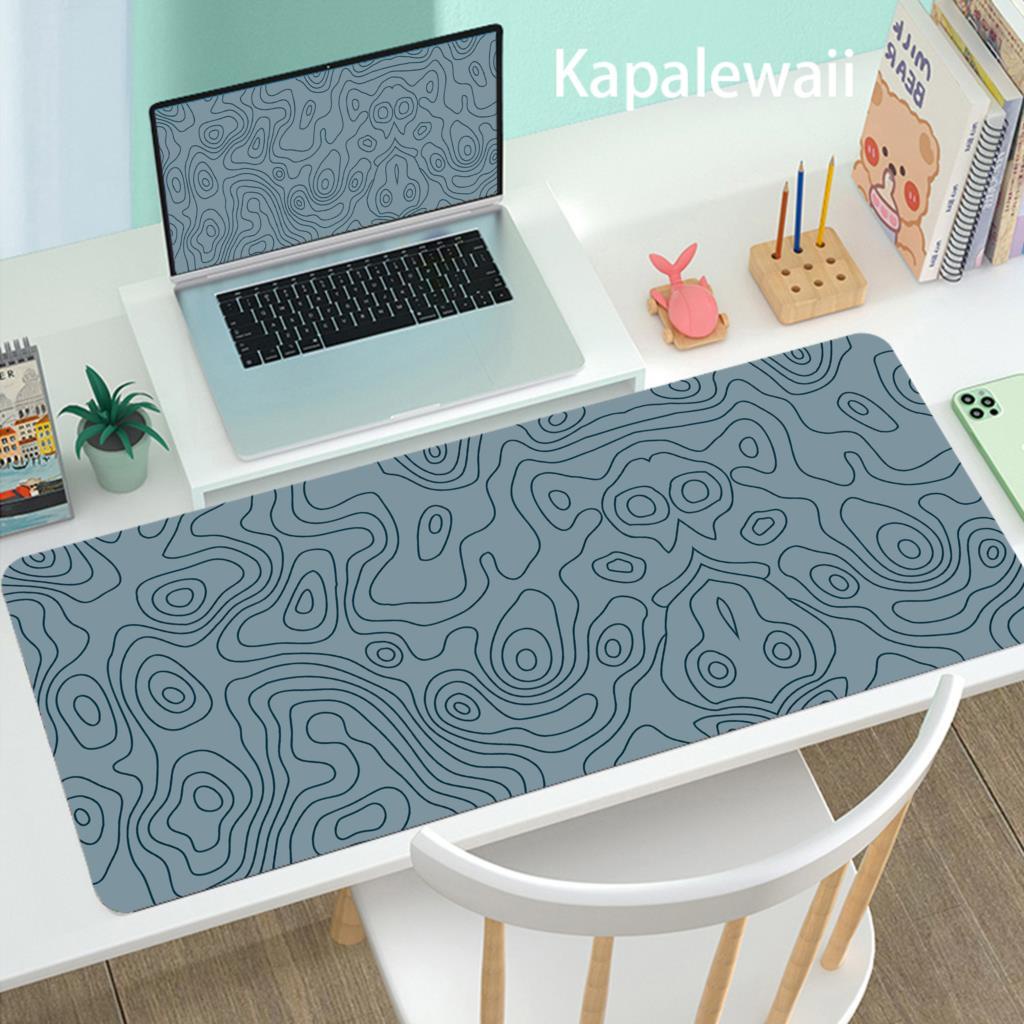 Art Black And White Lines Gamer Gaming Mousepad Desk Mat Pad Table Pads ...